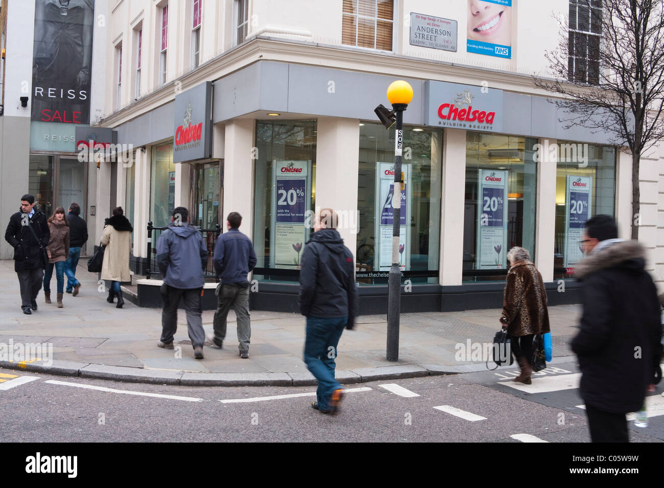 The chelsea building society bank hi-res stock photography and images ...