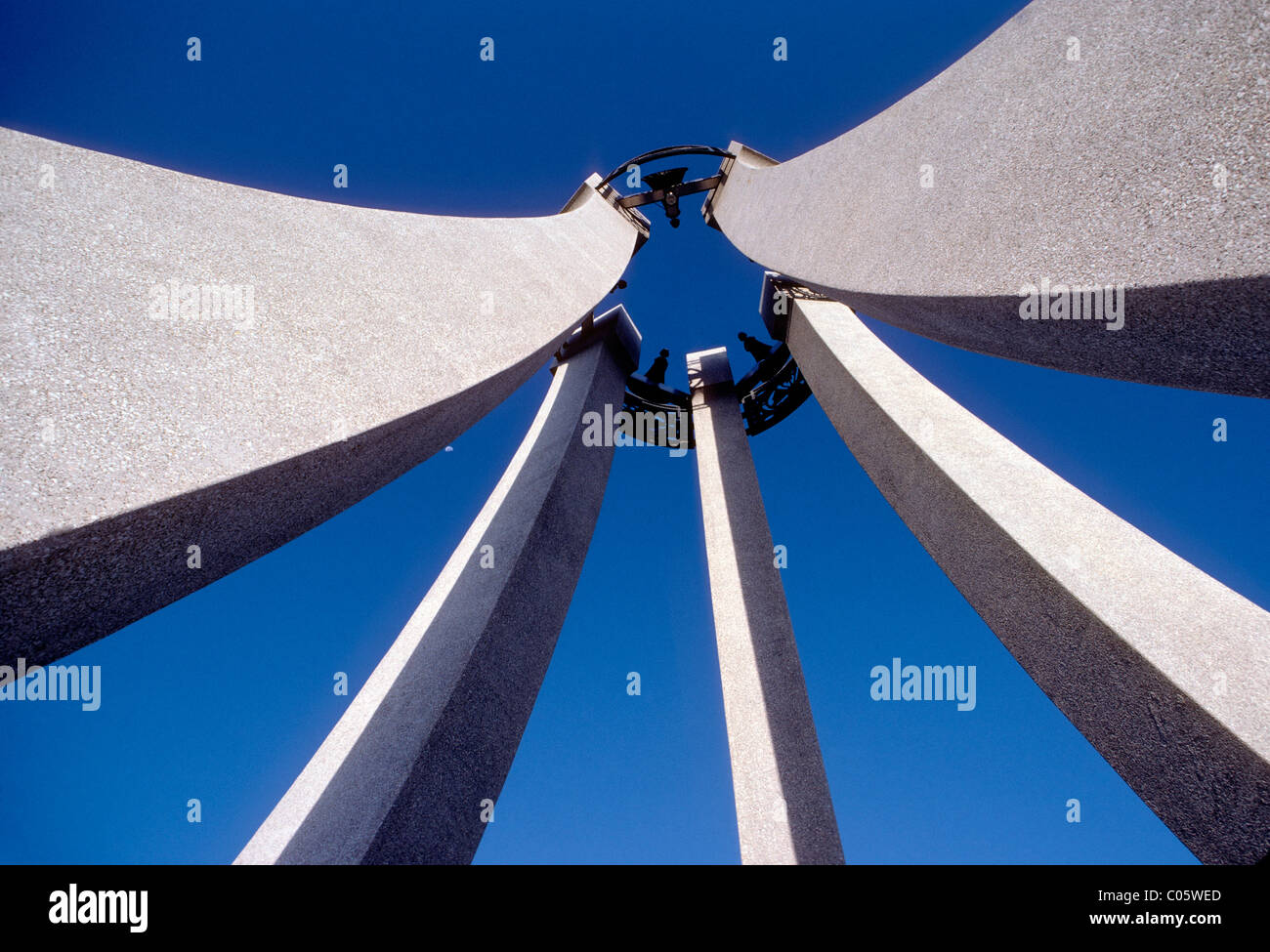 Monument at Garden of the Gods park, Colorado Springs, Colorado, USA ...