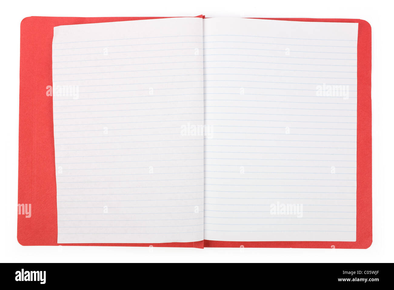 file folder with white background Stock Photo - Alamy