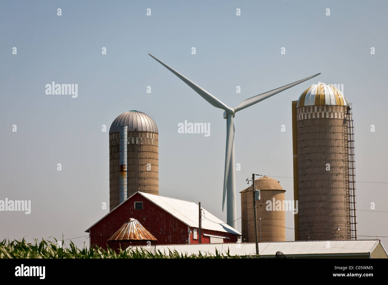 Horizontal wind turbines hi-res stock photography and images - Alamy