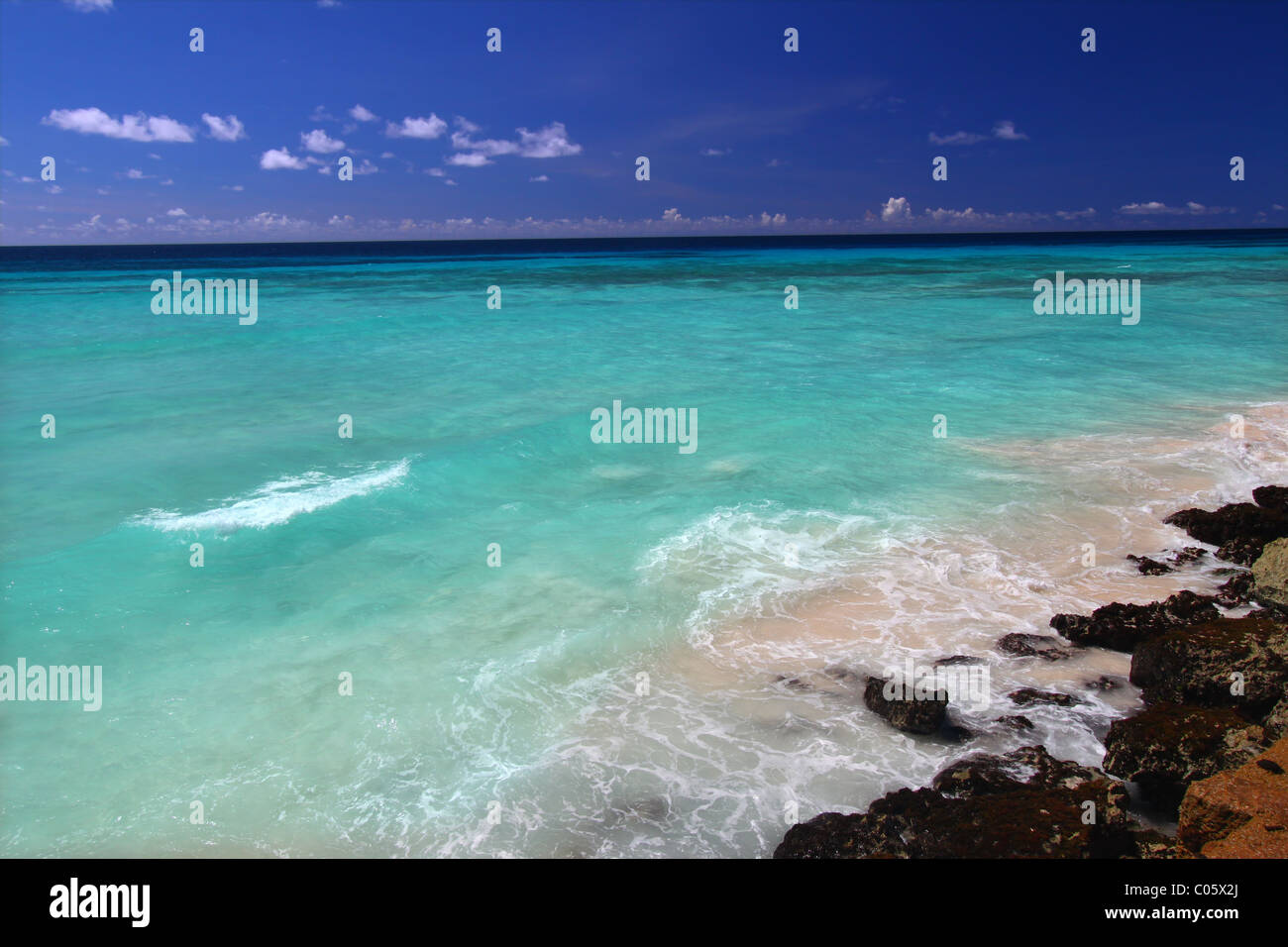 Barbados location in the atlantic ocean