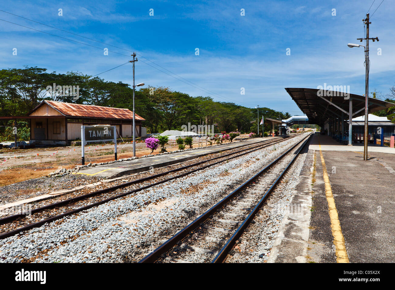 Tampin Railway Station Stock Photo - Alamy