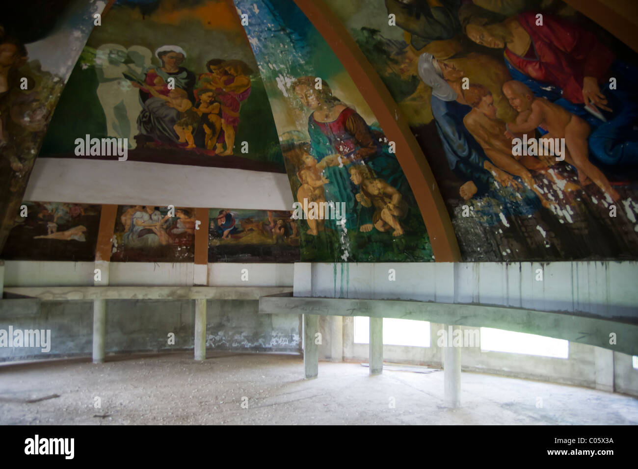 Mural in interior of dome Stock Photo - Alamy