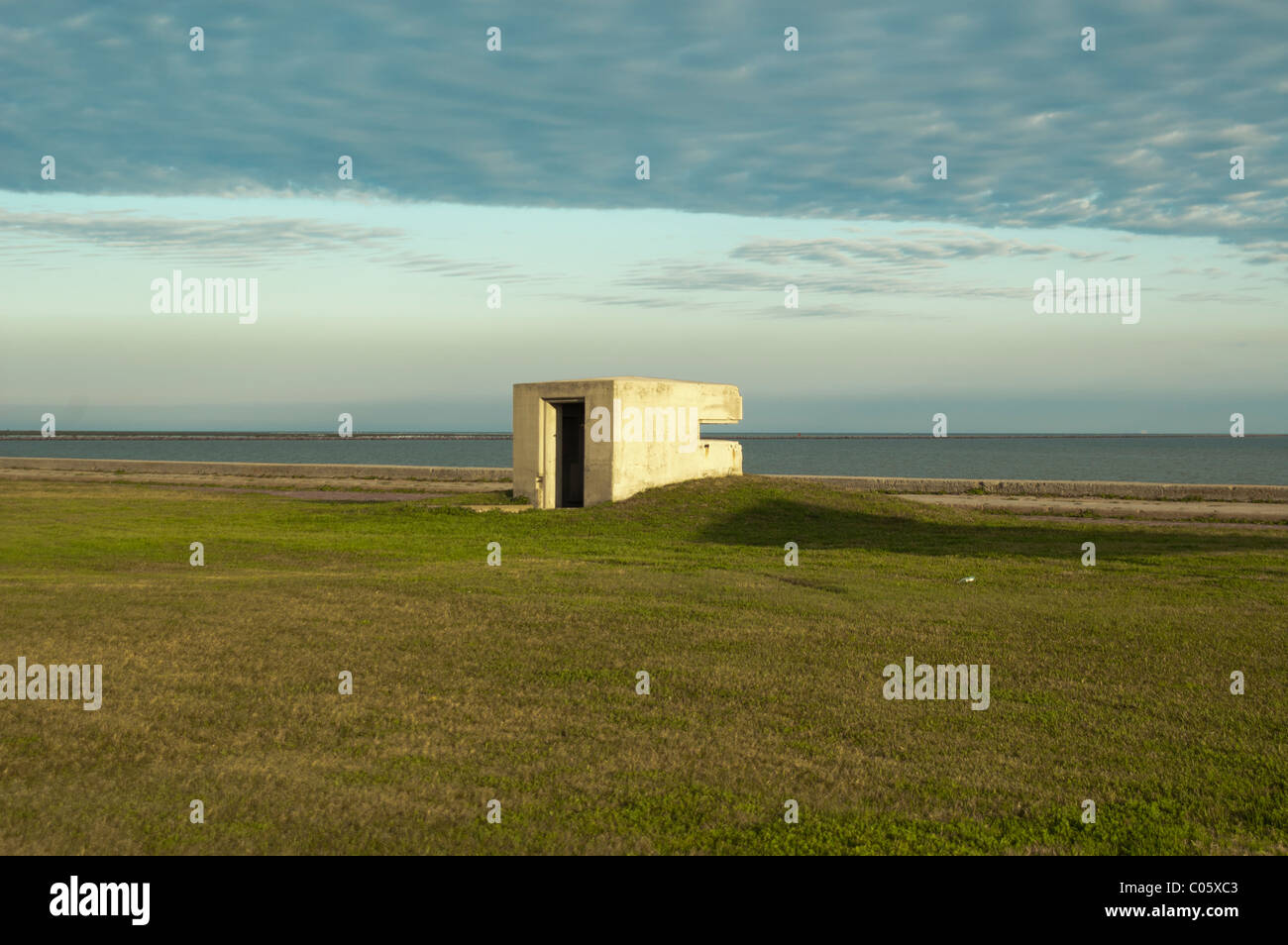 Fortifications at Fort Travis Park, Galveston, Texas Stock Photo - Alamy