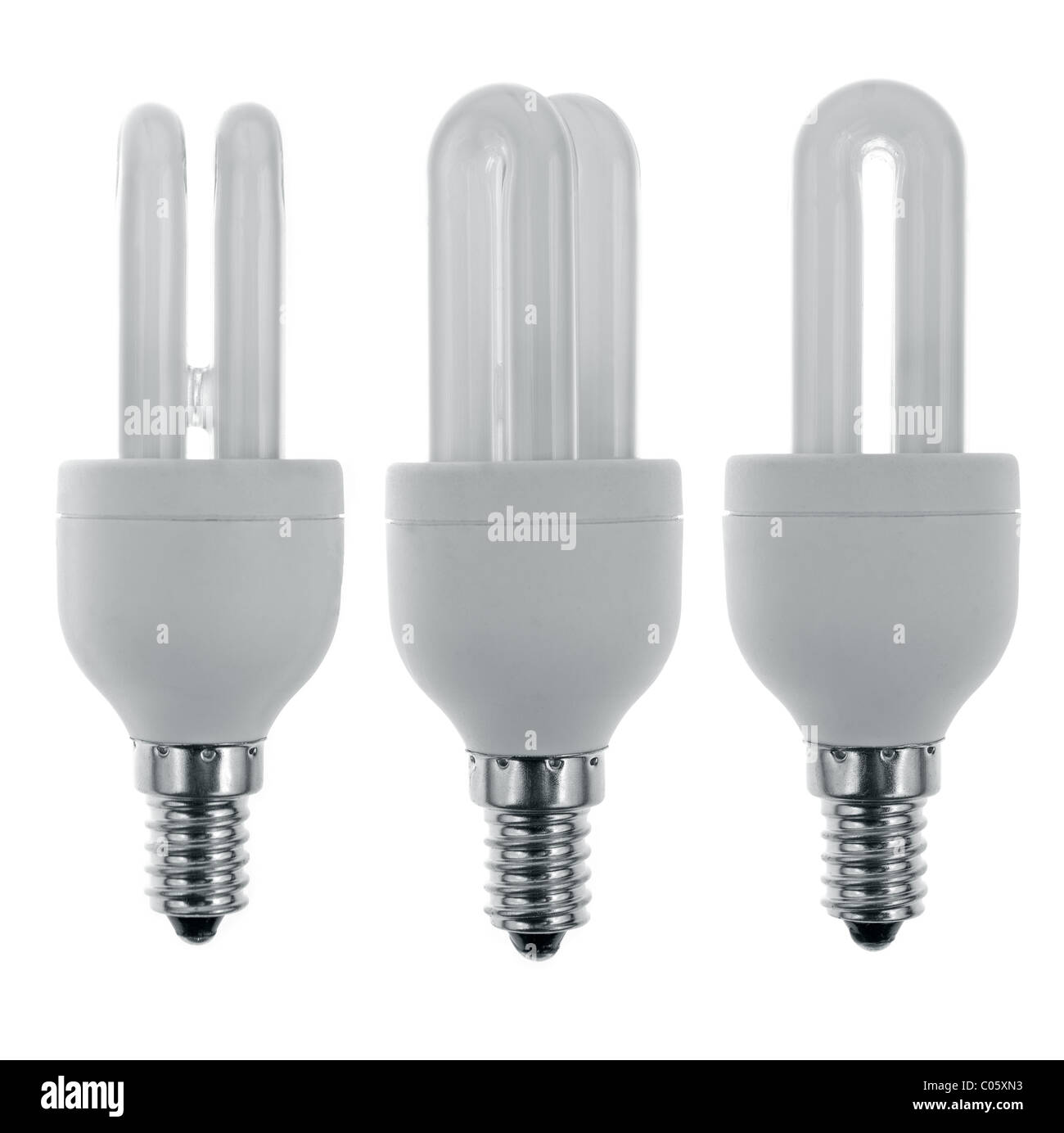 Three spare light bulbs isolated on white background Stock Photo - Alamy
