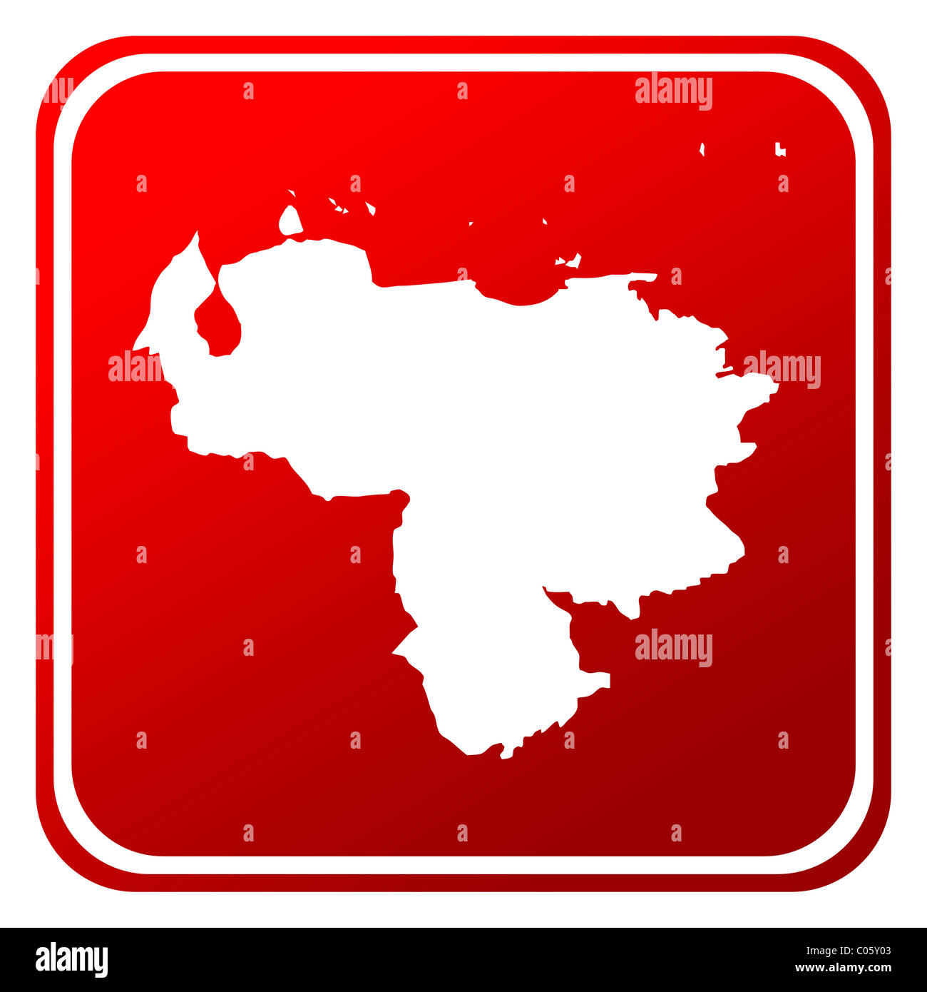 Venezuela map hi-res stock photography and images - Alamy