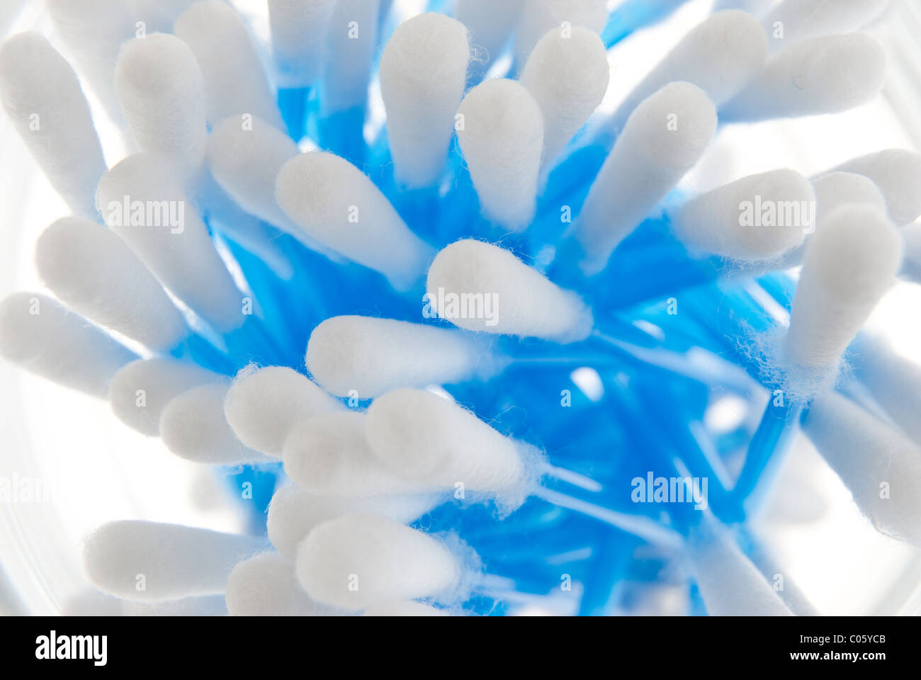 Cotton buds isolated on white background Stock Photo - Alamy