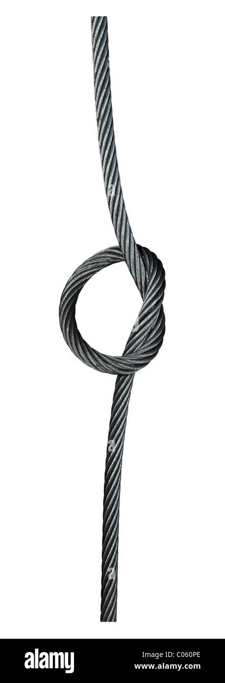 Wire rope knot hi-res stock photography and images - Alamy
