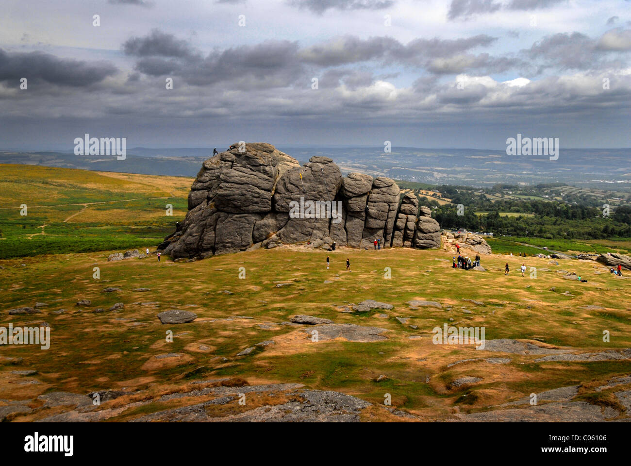 Devon dartmoor haytor hay tor hi-res stock photography and images - Alamy