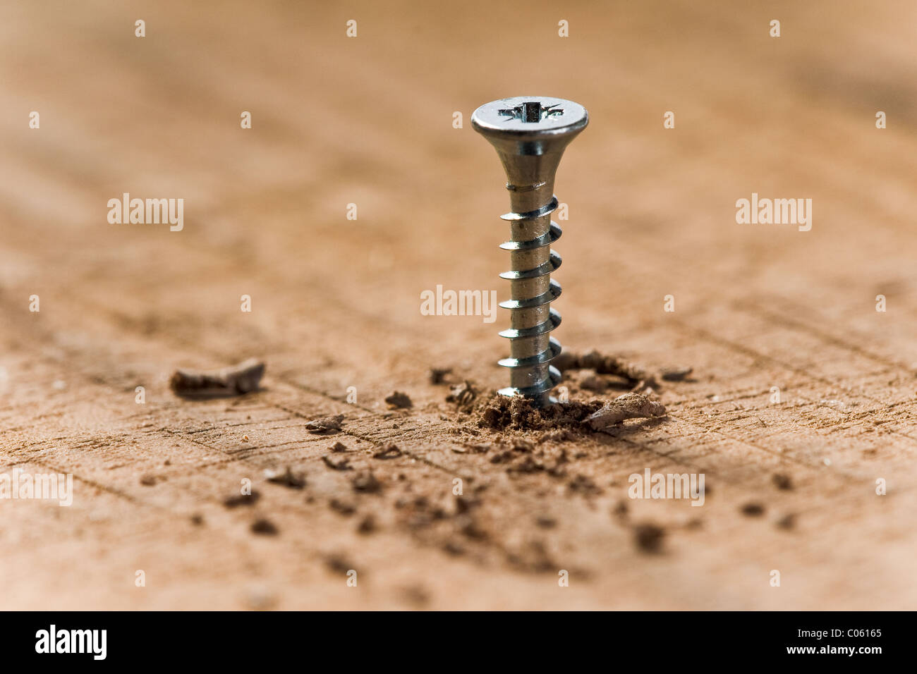 Wood screw hi-res stock photography and images - Alamy