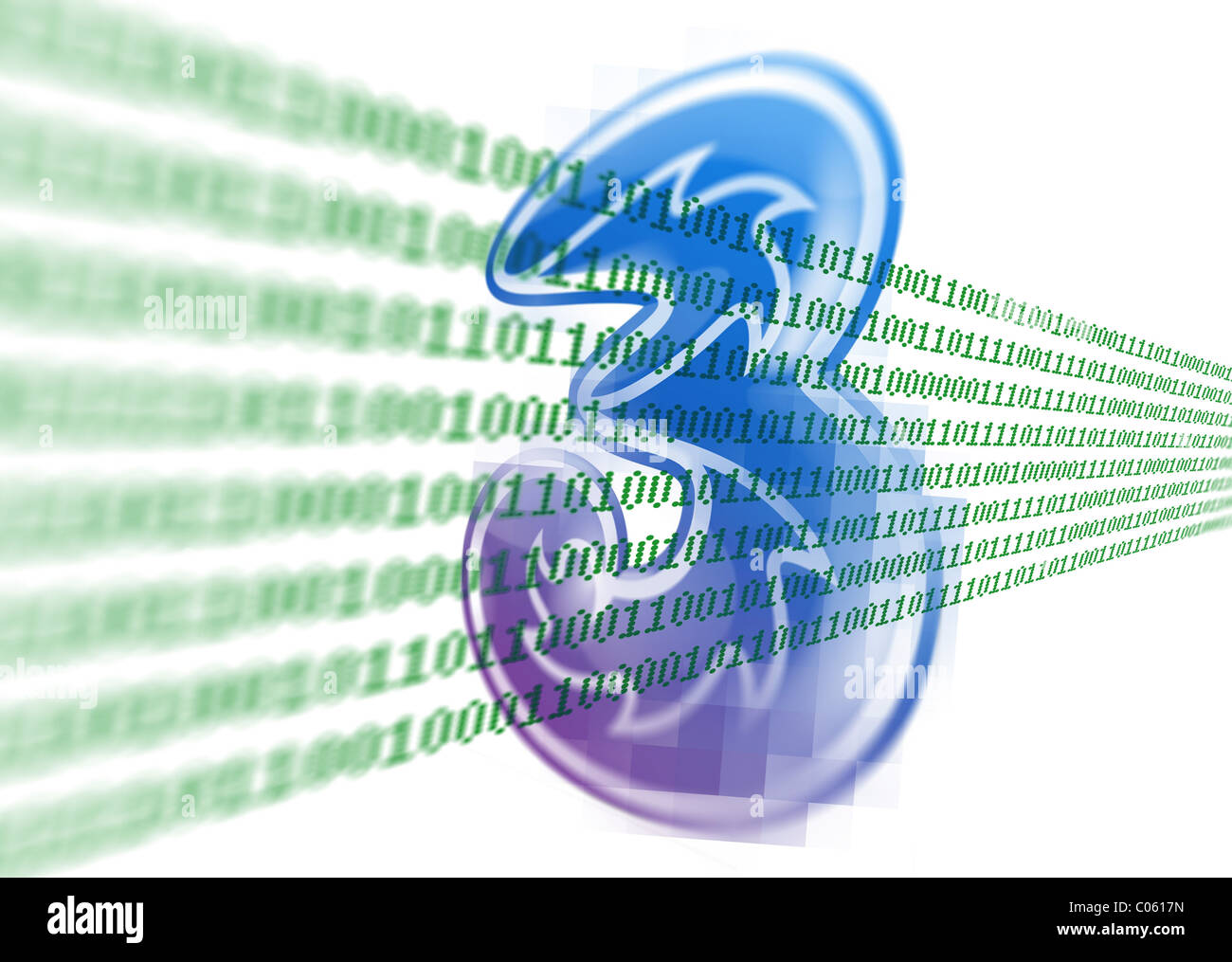 Photo Illustration of the 3 (three) Mobile Network Logo blended with ...