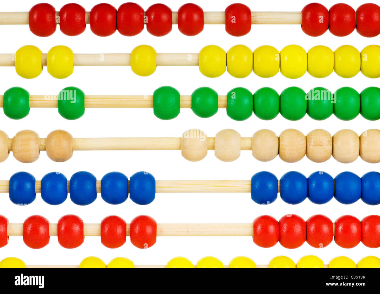 Education concept - Abacus with many colorful beads Stock Photo - Alamy