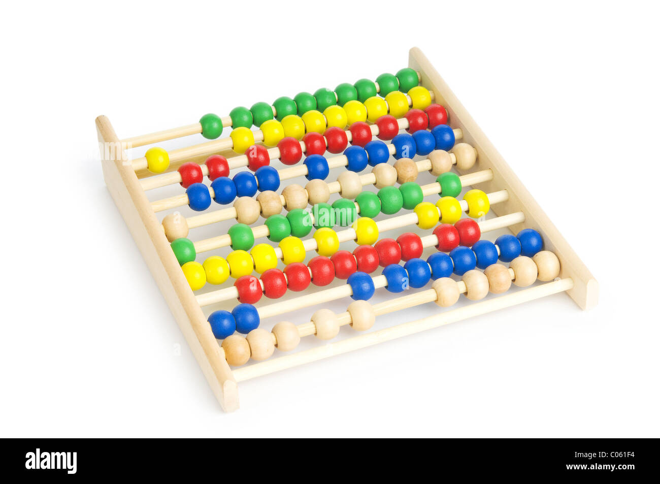 Education concept - Abacus with many colorful beads Stock Photo - Alamy