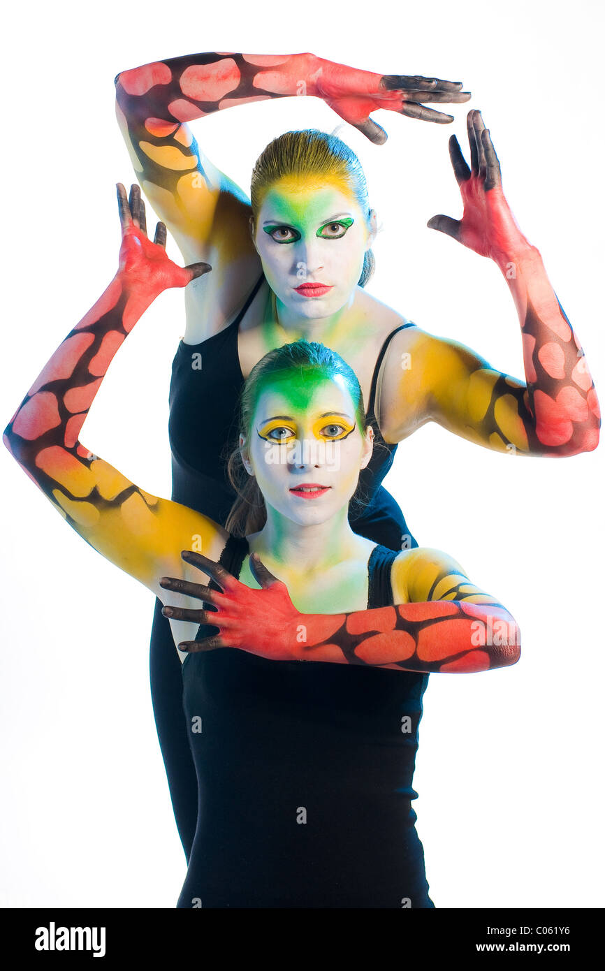 Bodypainting frau hi-res stock photography and images - Alamy