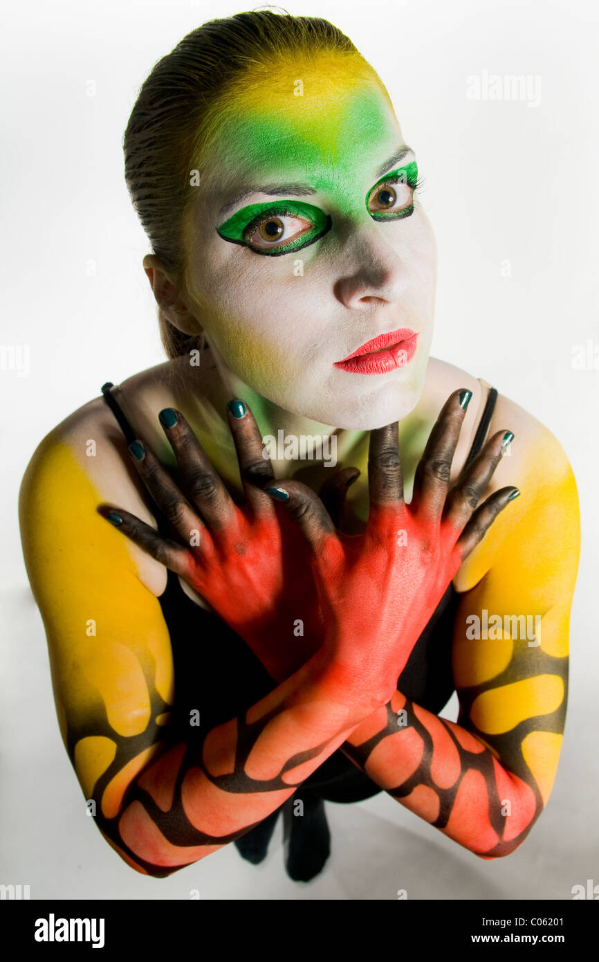 Bodypainting woman hi-res stock photography and images - Alamy