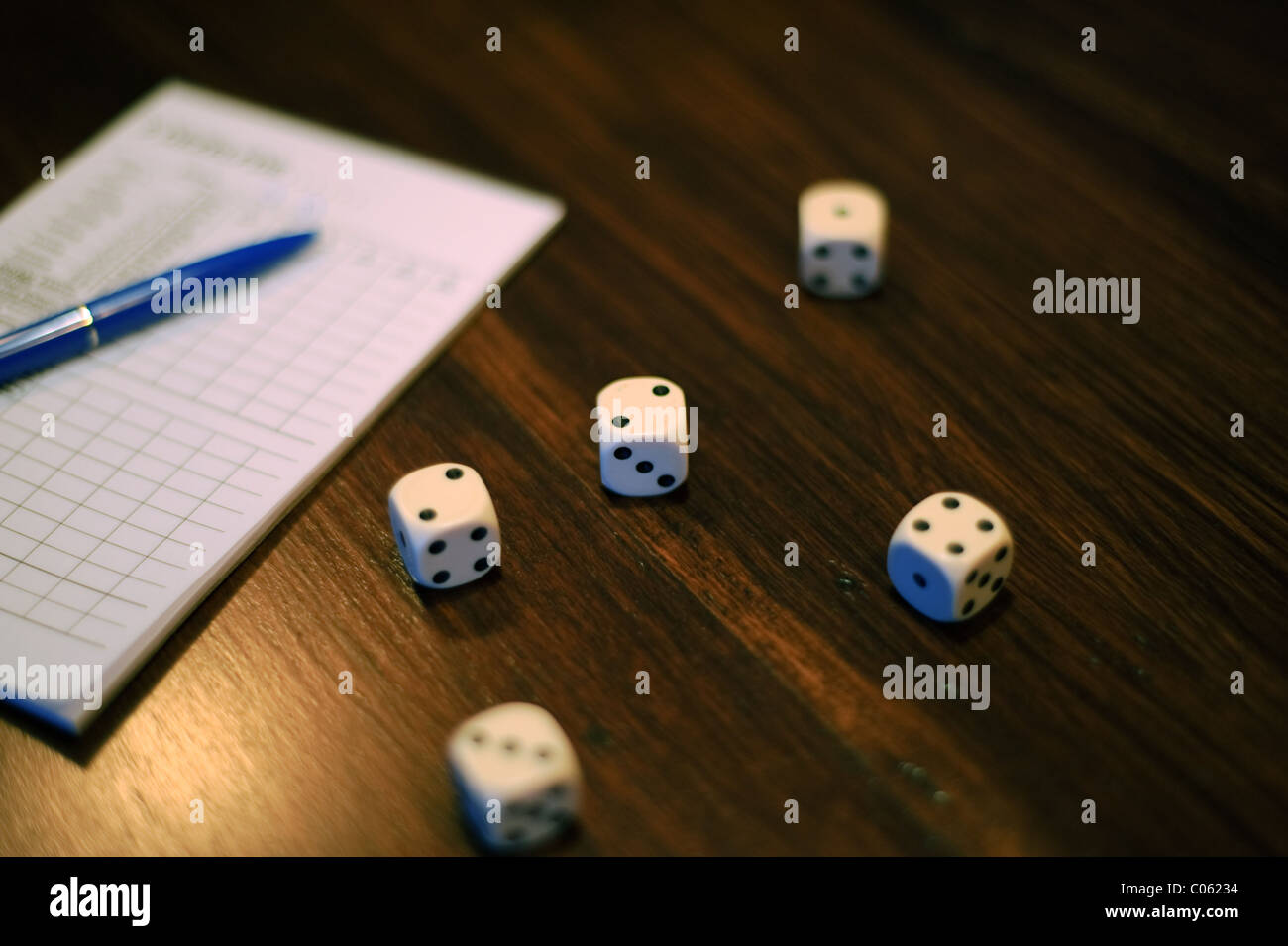 Yahtzee hi-res stock photography and images - Alamy