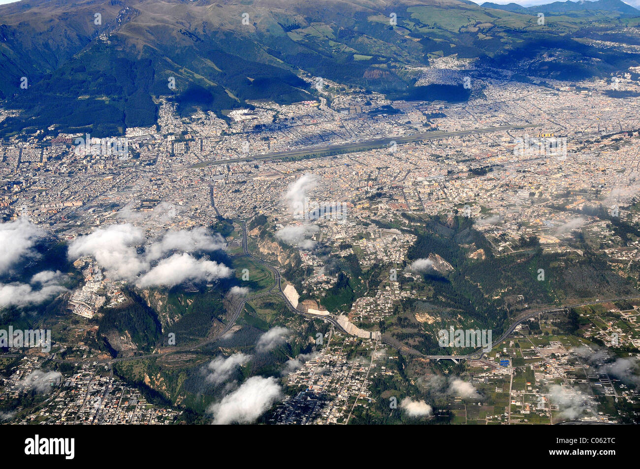 aerial view of Mariscal Sucre international airport Quito Ecuador Stock ...