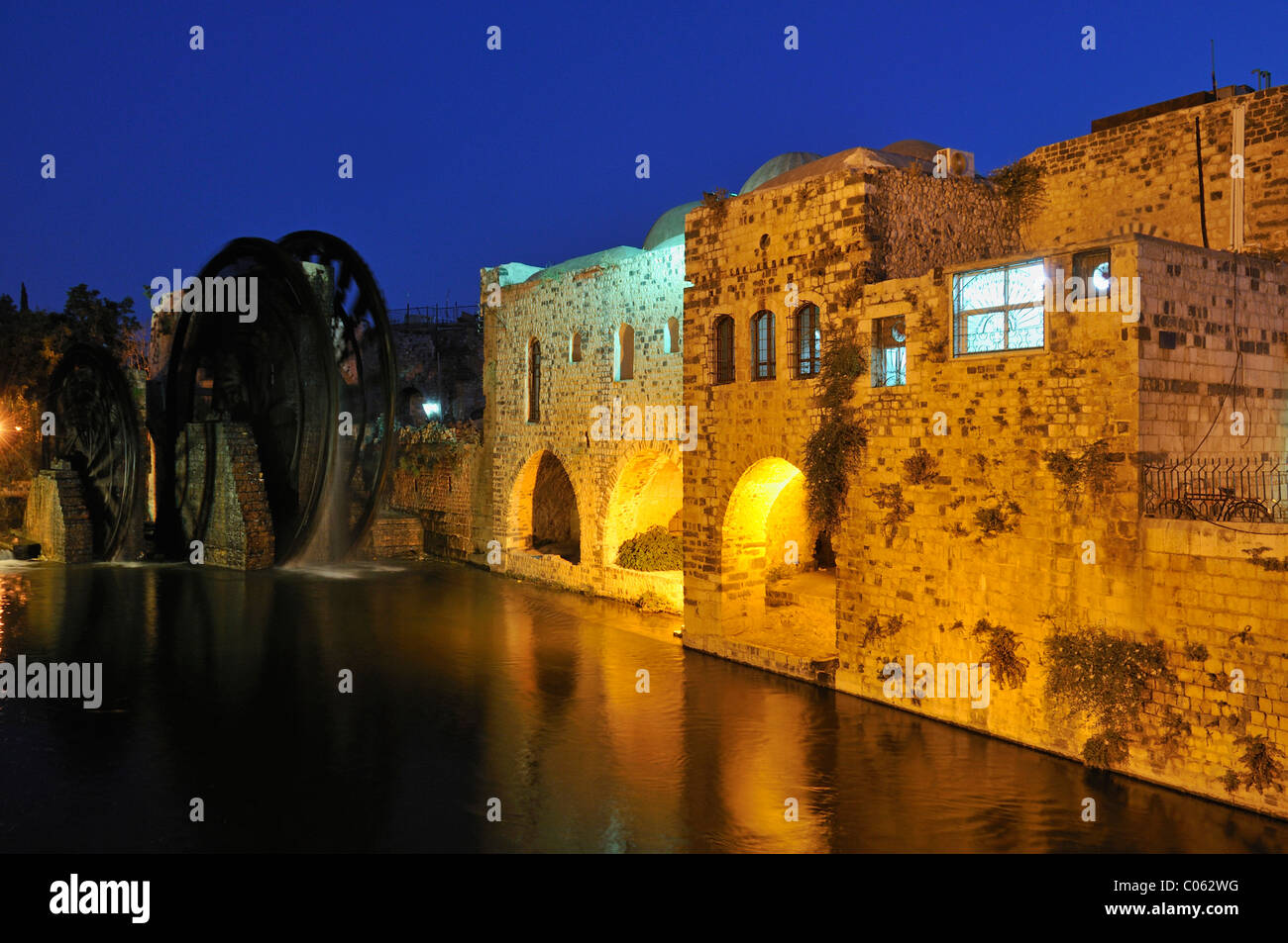 Noria at orontes river in hama High Resolution Stock Photography and ...
