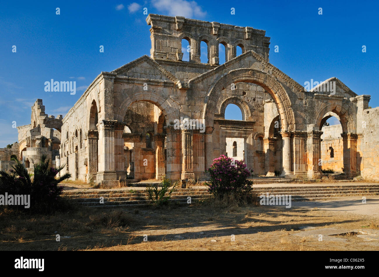 Ruin of Byzantine Saint Simeon Monastery, Qala'at Samaan, Qalaat Seman ...