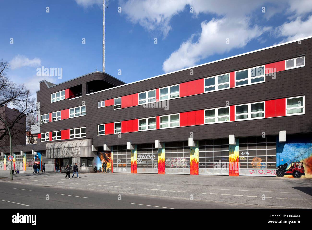 Kreuzberg Fire Station, Kreuzberg, Berlin, Germany, Europe Stock Photo ...