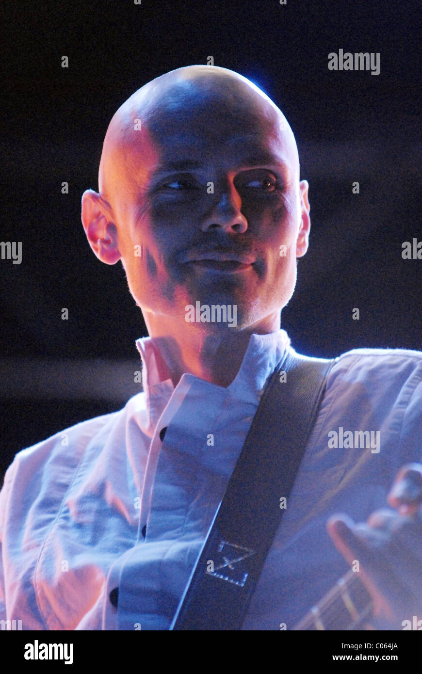 Billy Corgan of Smashing Pumpkins performing live at the KROQ LA ...