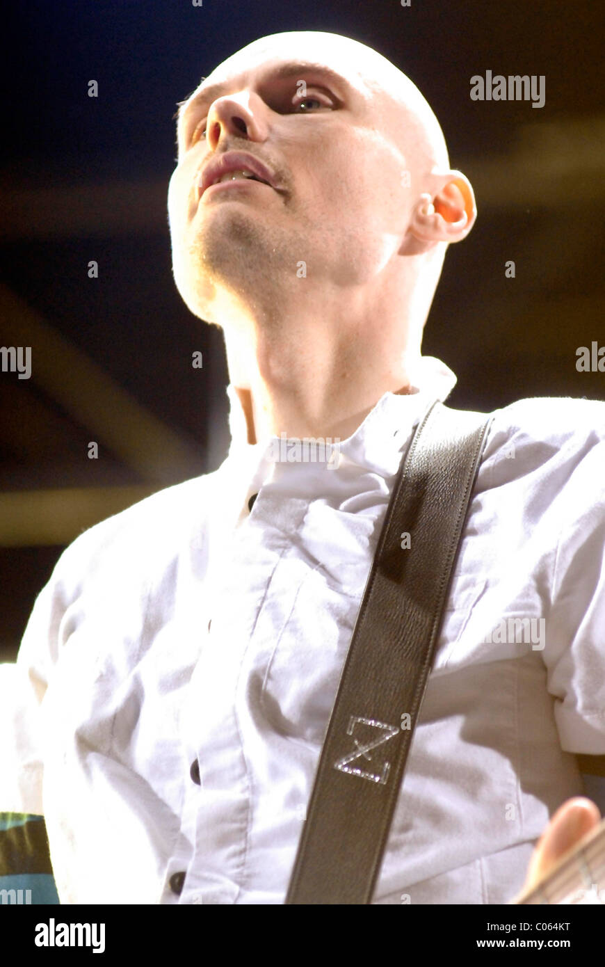 Billy Corgan of Smashing Pumpkins performing live at the KROQ LA ...