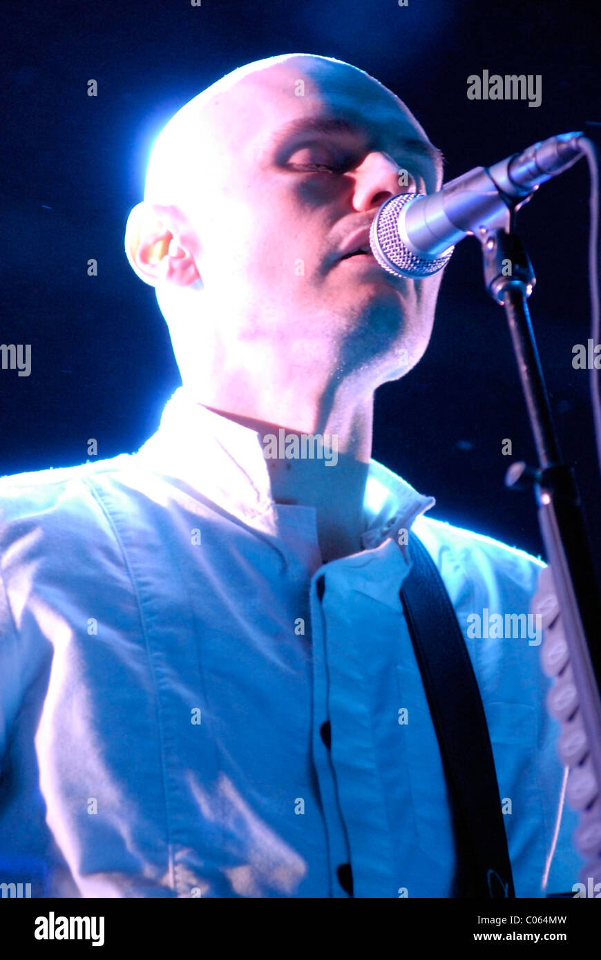 Billy Corgan of Smashing Pumpkins performing live at the KROQ LA ...