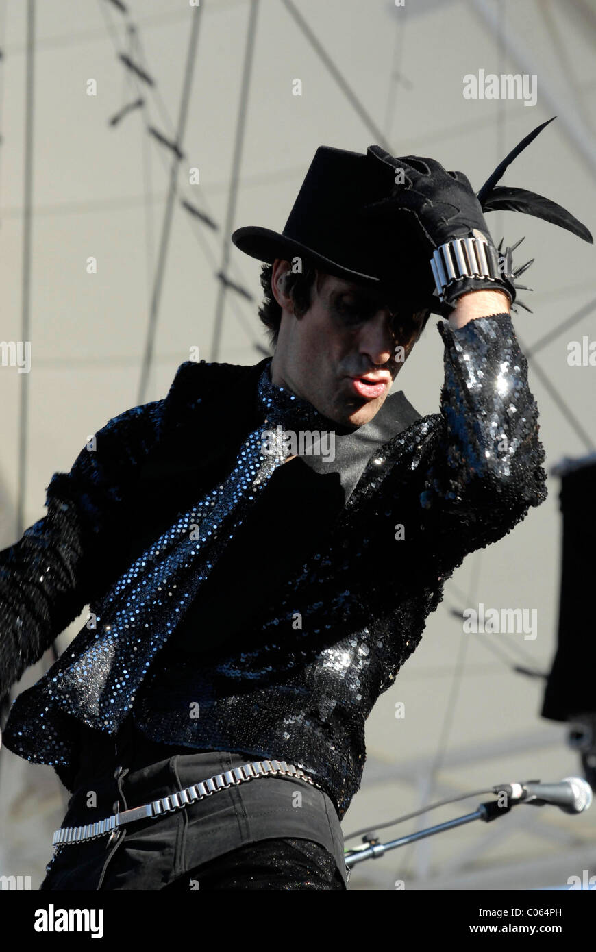Perry Farrell of Satellite Party performing live at the KROQ LA ...