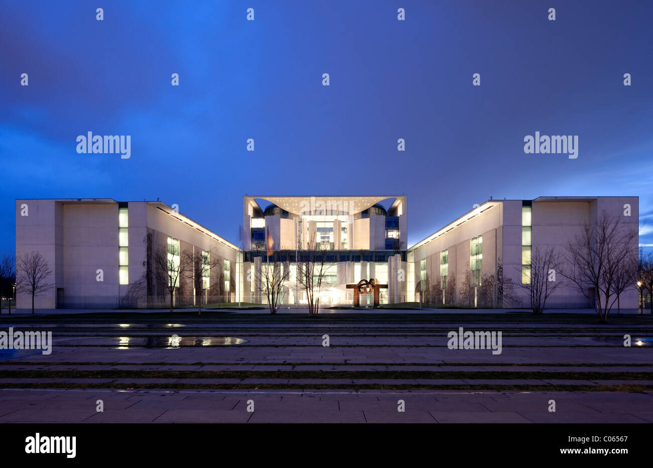 Federal Chancellery, Berlin-Mitte, Berlin, Germany, Europe Stock Photo ...