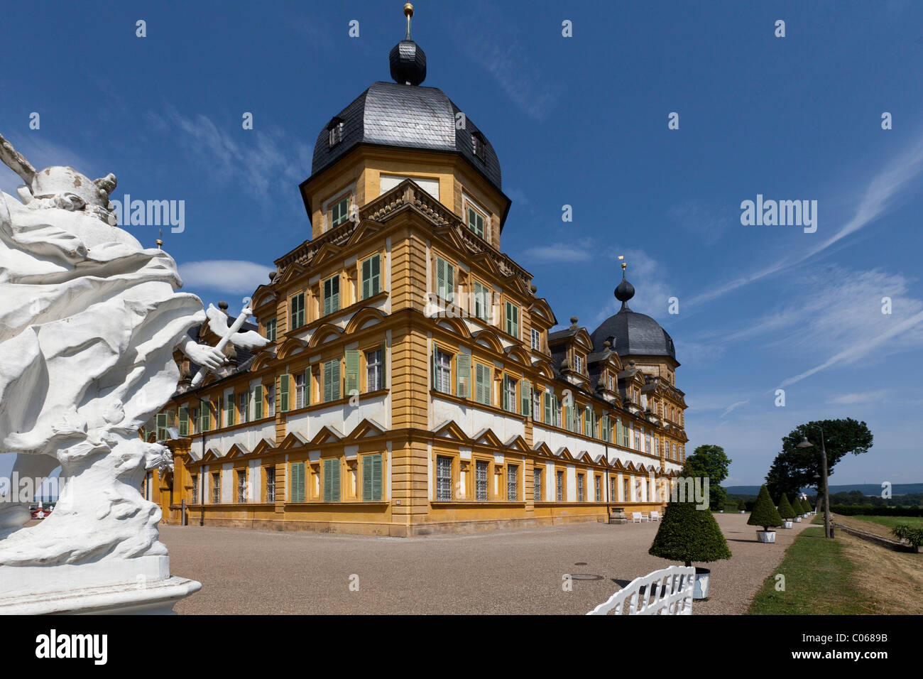 Seehof Palace and Park, Memmelsdorf, Upper Franconia, Bavaria, Germany ...