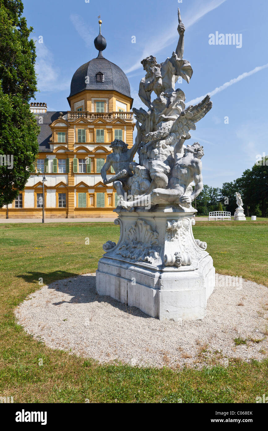 Seehof Palace and Park, Memmelsdorf, Upper Franconia, Bavaria, Germany ...