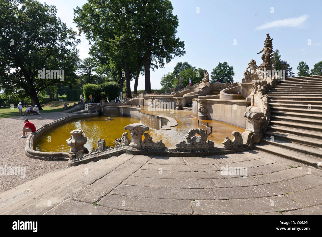 Seehof Palace and Park, Memmelsdorf, Upper Franconia, Bavaria, Germany ...