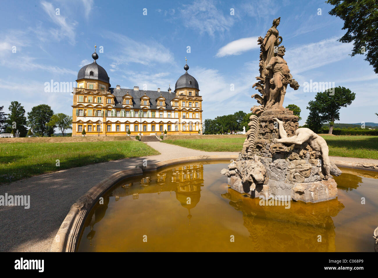 Seehof Palace and Park, Memmelsdorf, Upper Franconia, Bavaria, Germany ...
