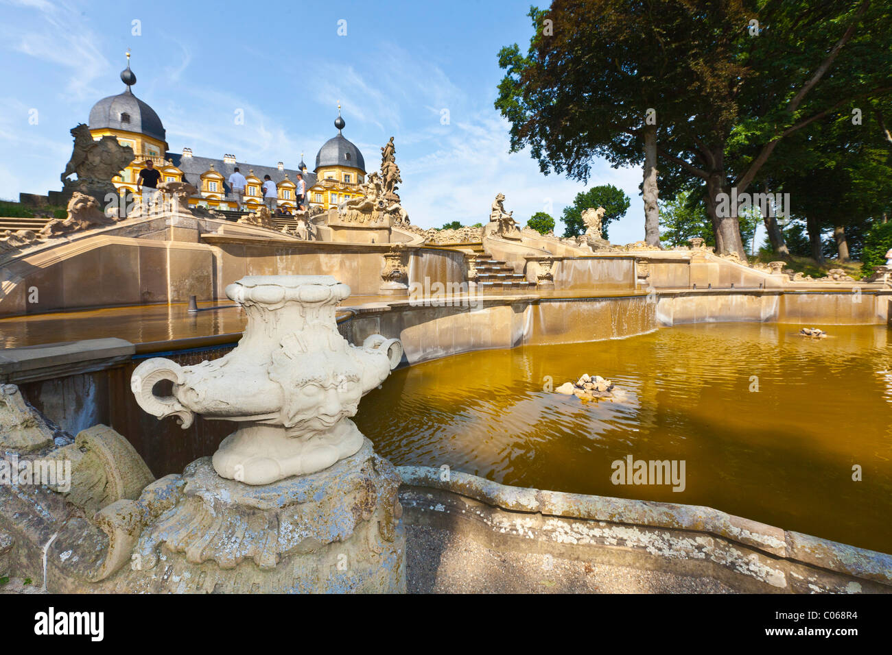 Seehof Palace and Park, Memmelsdorf, Upper Franconia, Bavaria, Germany ...