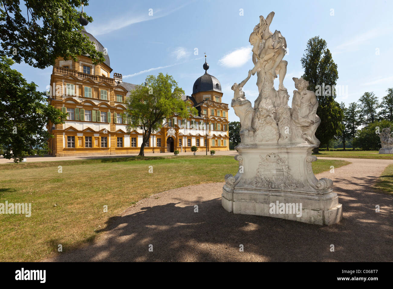 Seehof Palace and Park, Memmelsdorf, Upper Franconia, Bavaria, Germany ...