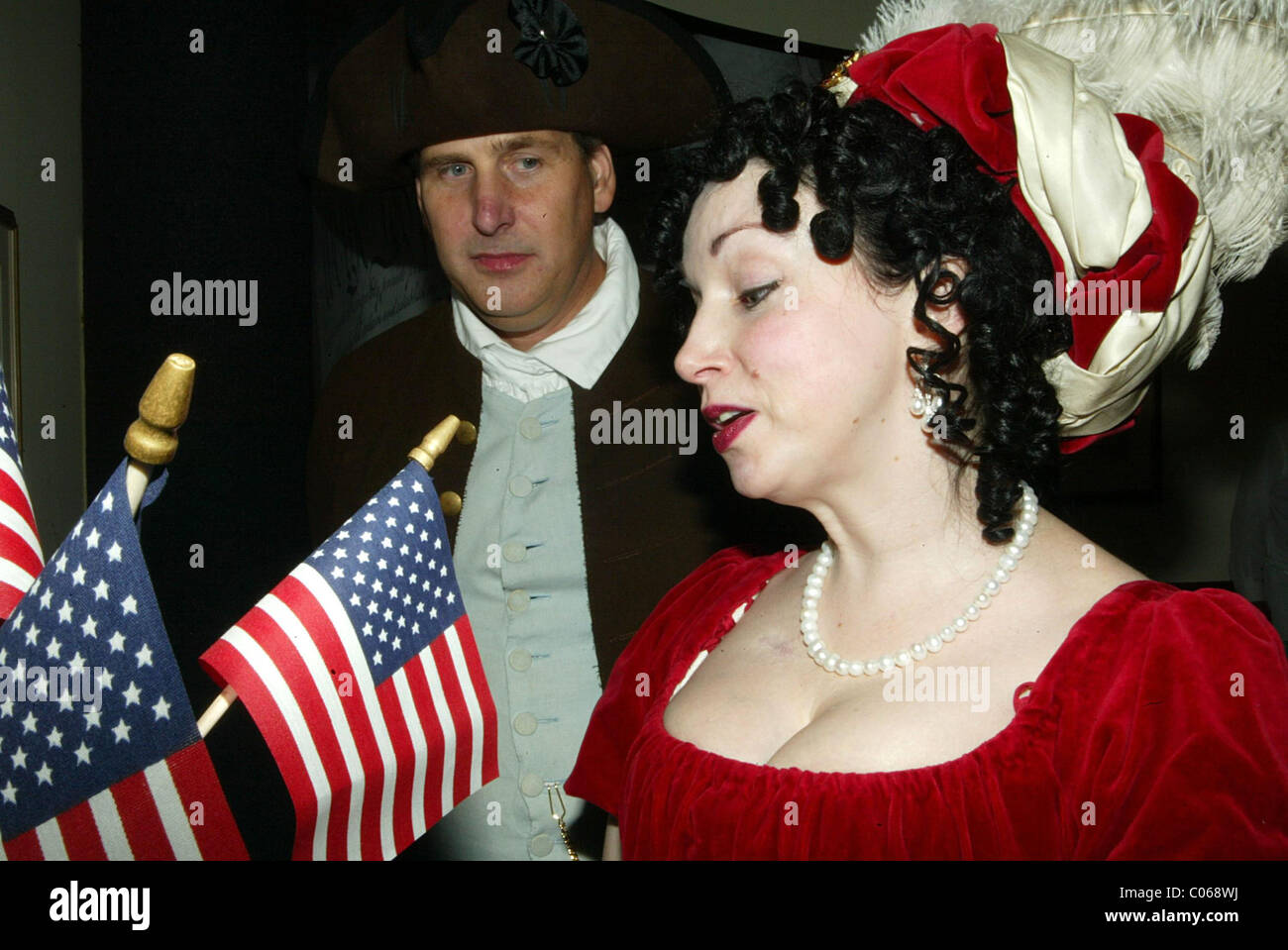 Impersonators of President James Madison and his wife Dolly The ...