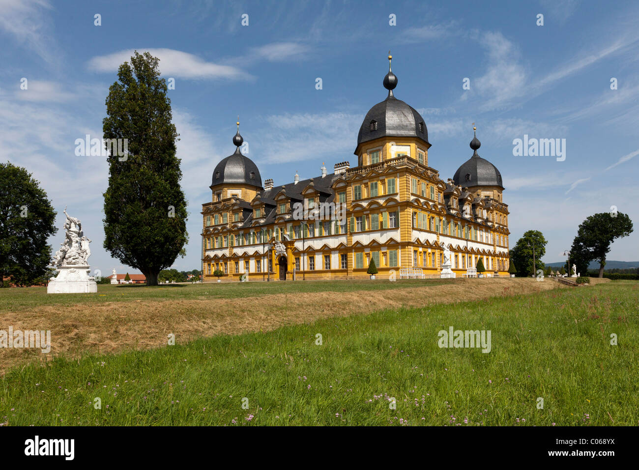 Seehof Palace and Park, Memmelsdorf, Upper Franconia, Bavaria, Germany ...