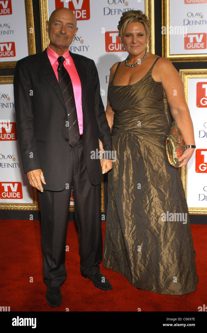 Terry O'Quinn and Guest The 5th Annual TV Guide Emmy Party held at Les ...