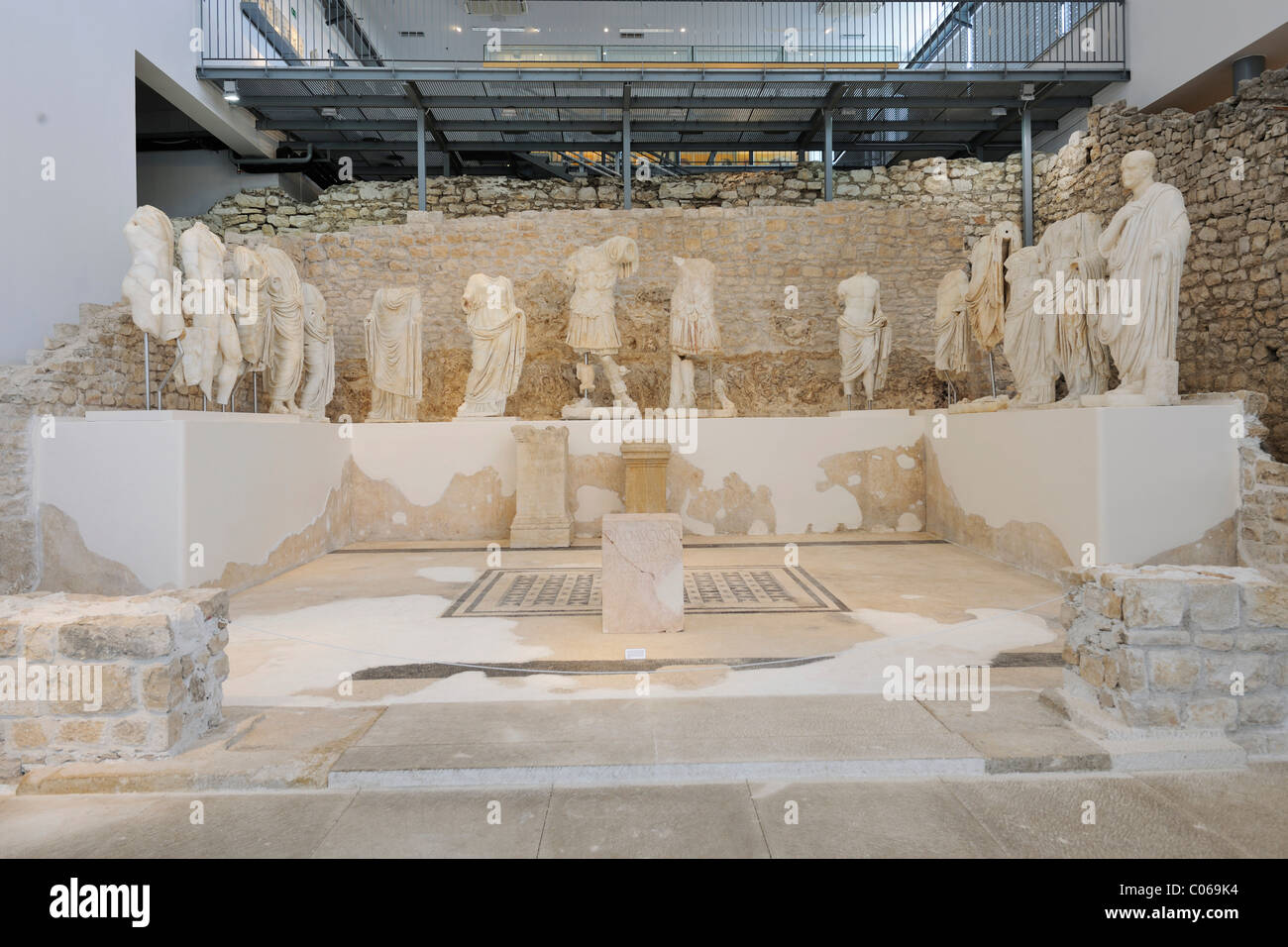 Archaeological Museum of Narona, Augustus Temple, Vid, Croatia, Europe Stock Photo - Alamy