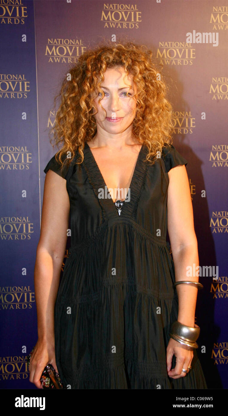 Alex Kingston National Movie Awards held at the Royal Festival Hall ...