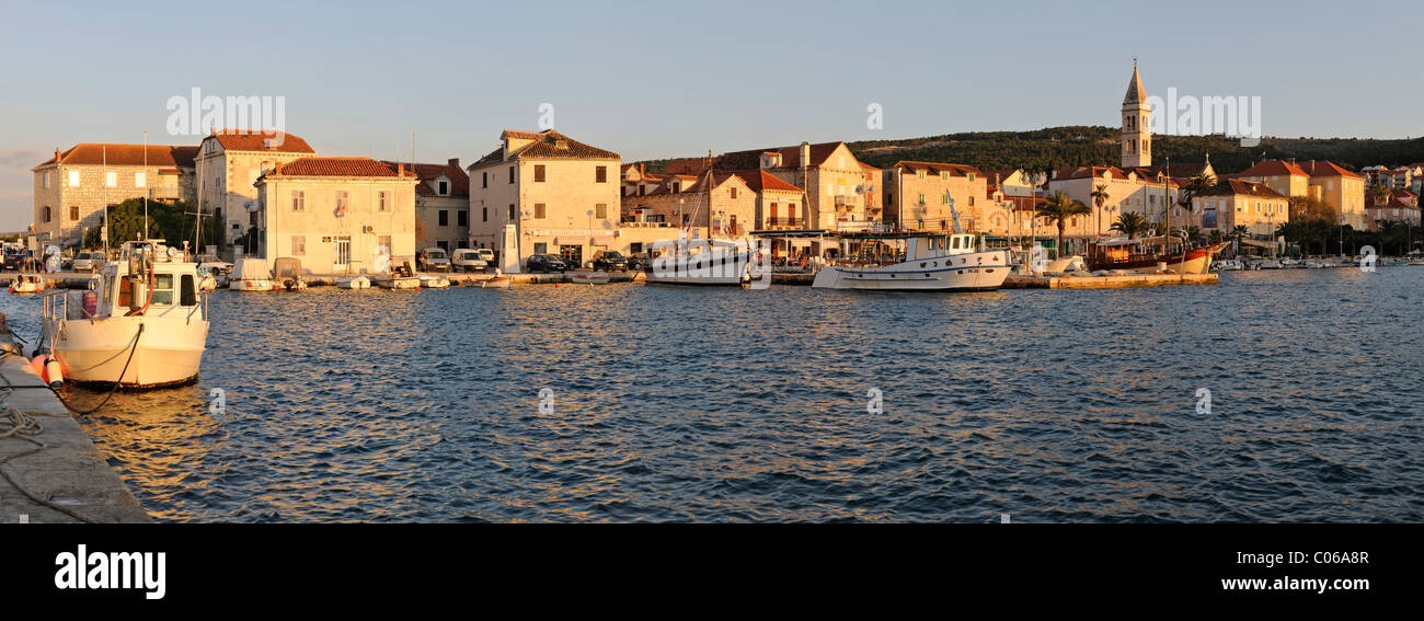 Historic town, harbour, Supetar, Croatia, Europe Stock Photo - Alamy