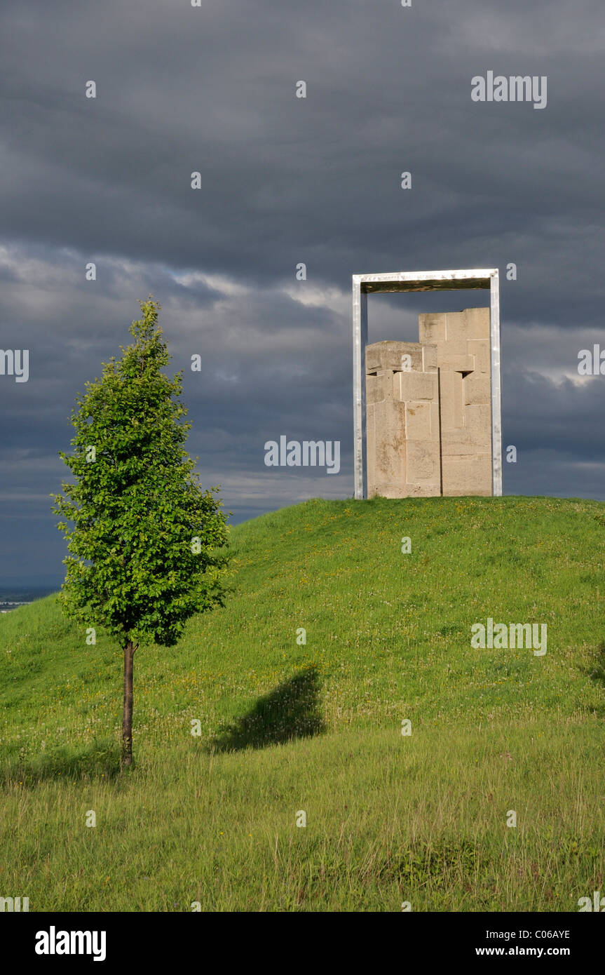 Artwork made from Lindabrunner conglomerate stone, Gate of Knowledge ...