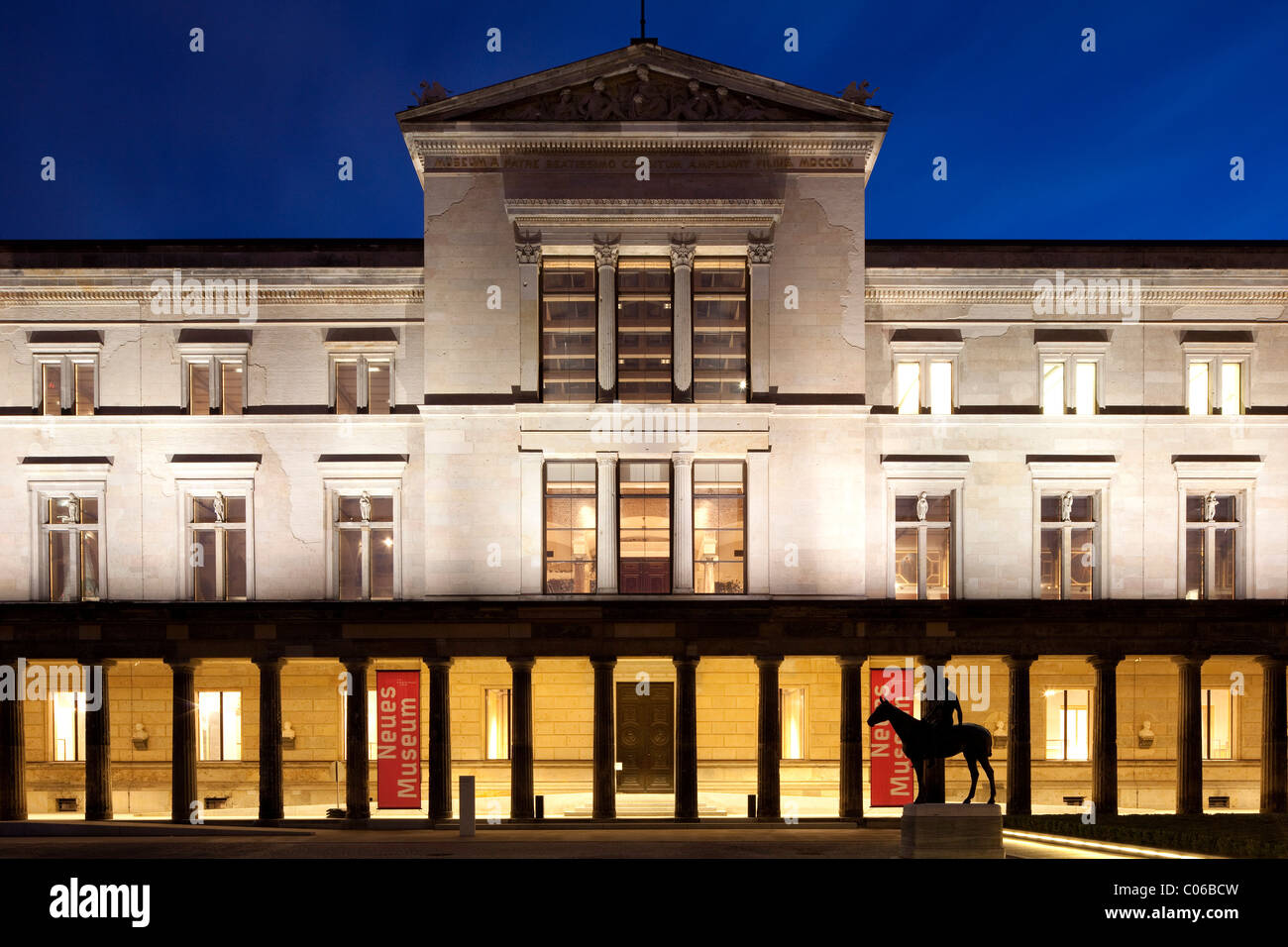 Neues Museum, New Museum, on the Museum Island, Berlin-Mitte district ...