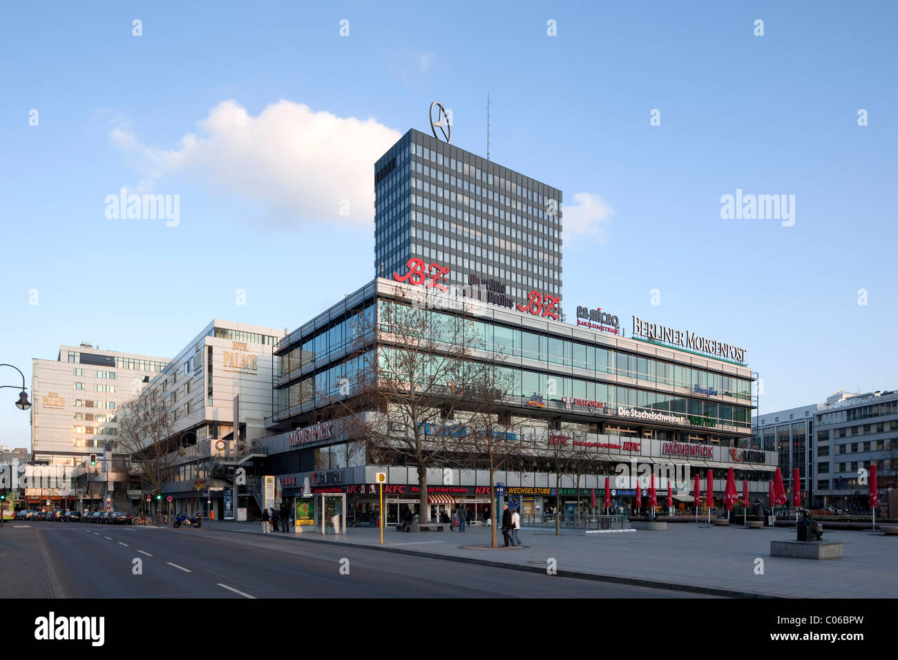 Europa Center shopping mall, Charlottenburg district, Berlin, Germany ...