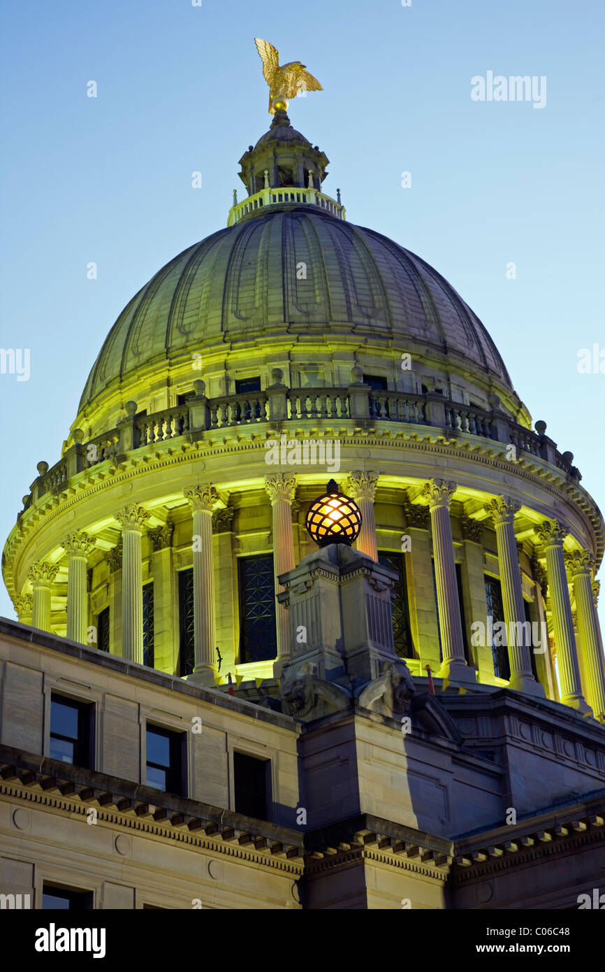 Jackson, Mississippi - entrance to State Capitol Building Stock Photo ...