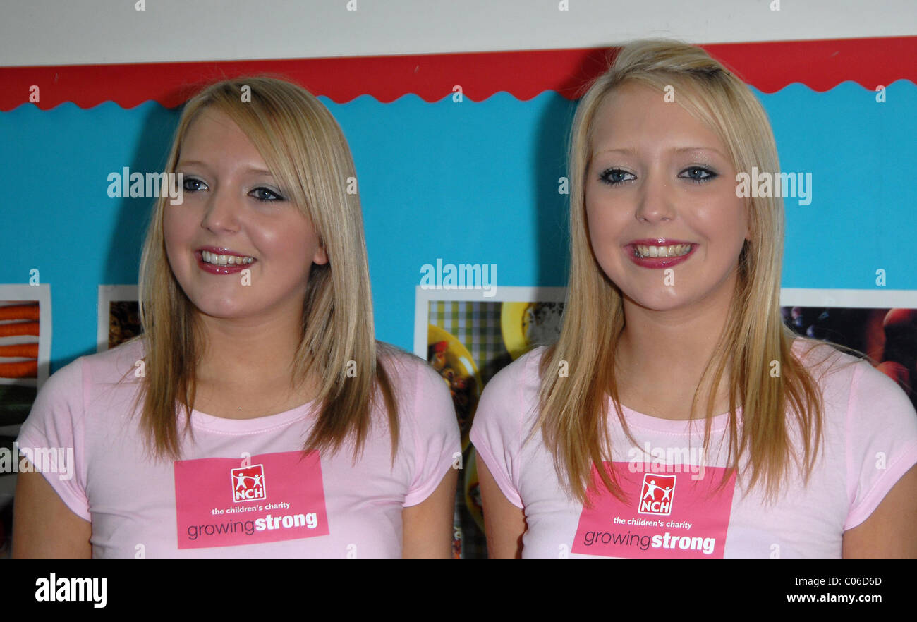 Samantha Marchant and Amanda Marchant Big Brother's Barbie Girls pose ...