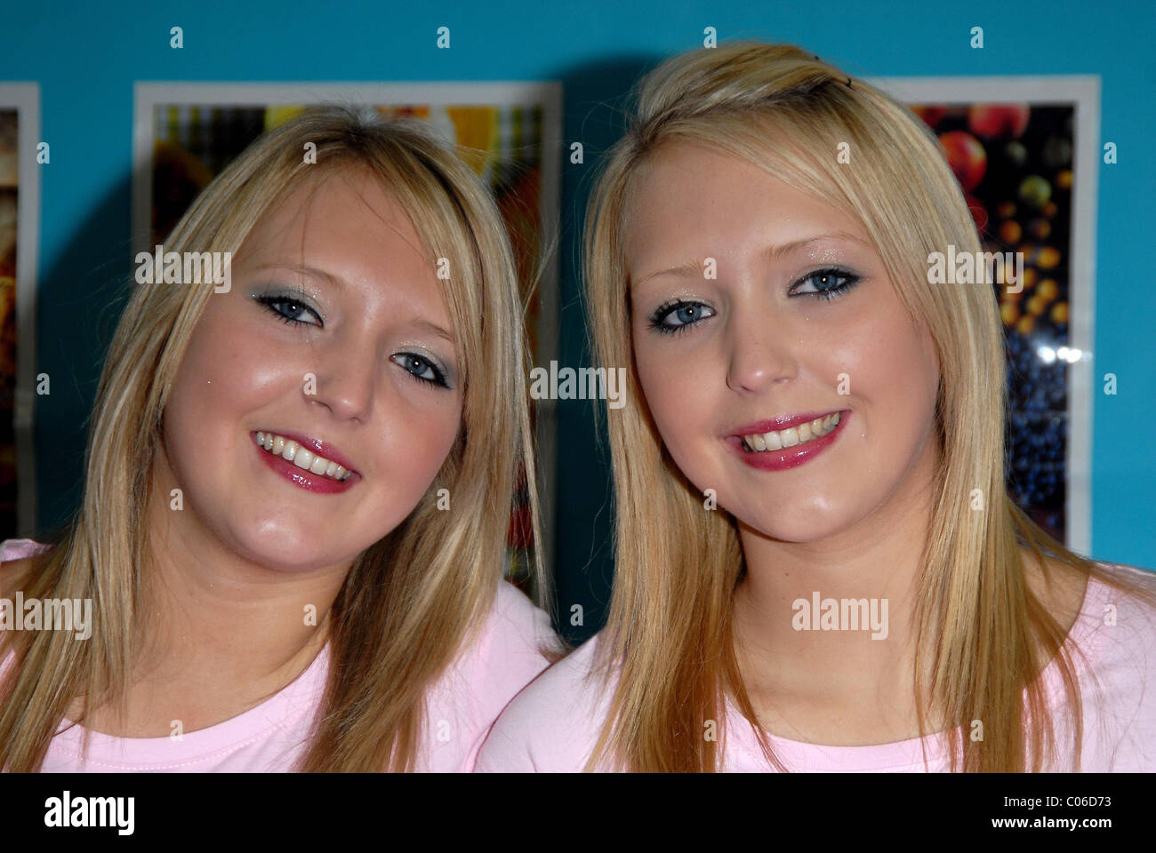 Samantha Marchant and Amanda Marchant Big Brother's Barbie Girls pose ...