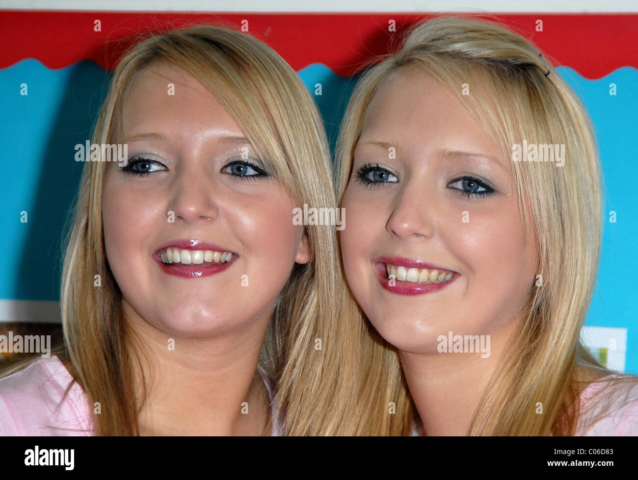 Samantha Marchant and Amanda Marchant Big Brother's Barbie Girls pose ...