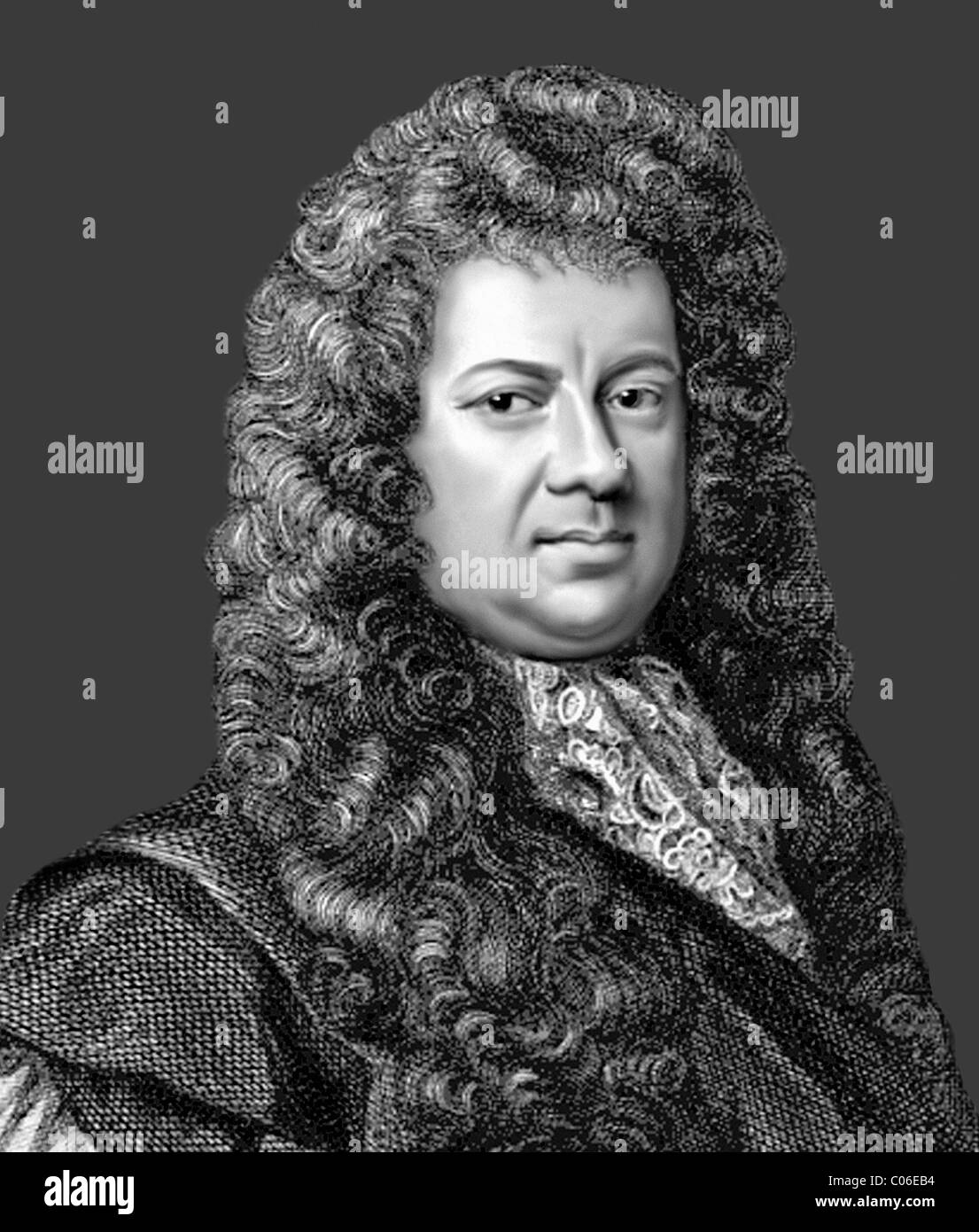 Samuel Pepys 1633 1703 English Diarist Illustration from an Engraving ...