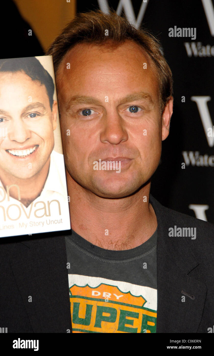Jason Donovan signs copies of his book 'Between The Lines: My Story ...